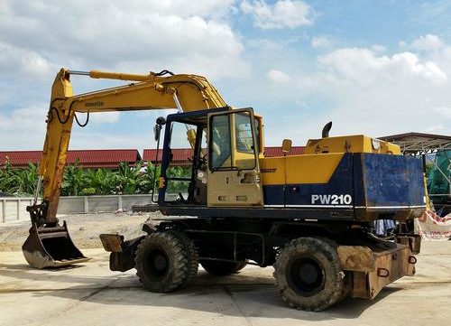 KOMATSU PW210-1 Wheeled Excavators Service Repair Workshop Manual ...
