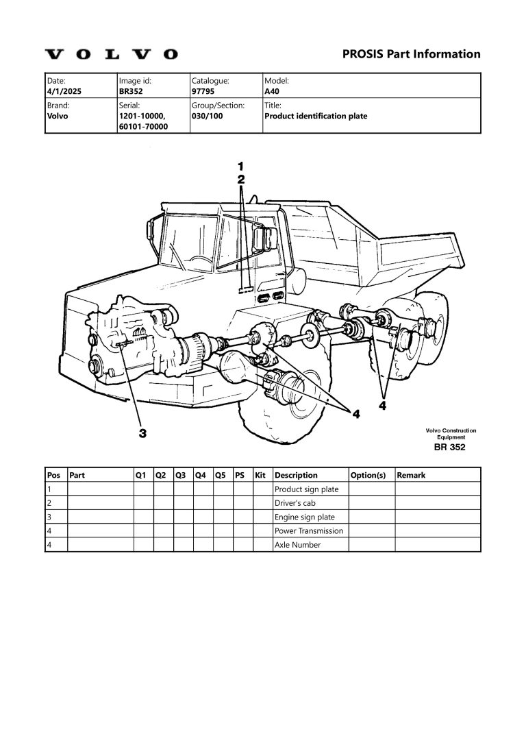 A40 Volvo Part Manual | A Repair Manual Store