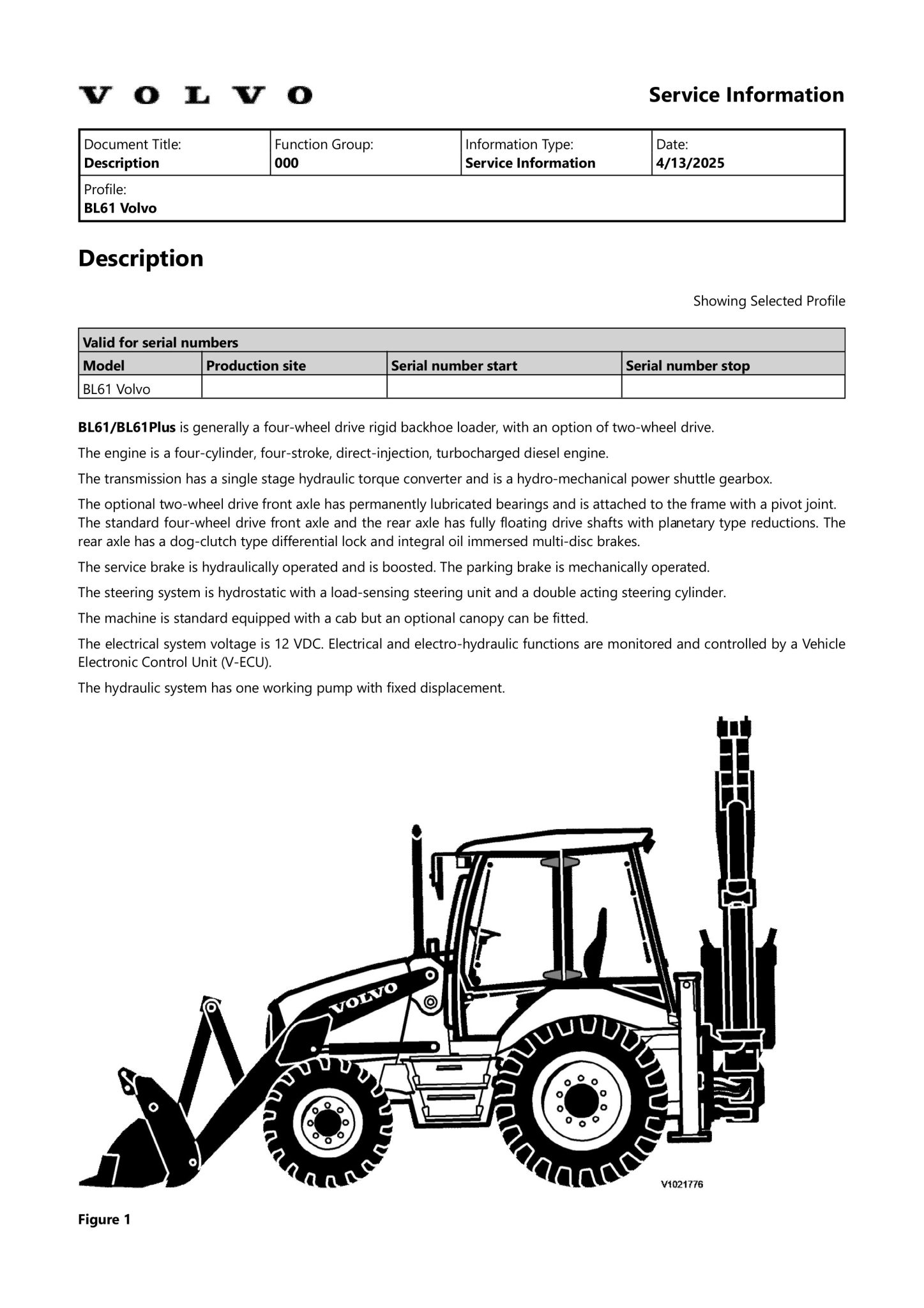BL61 Volvo Service Manual | A Repair Manual Store