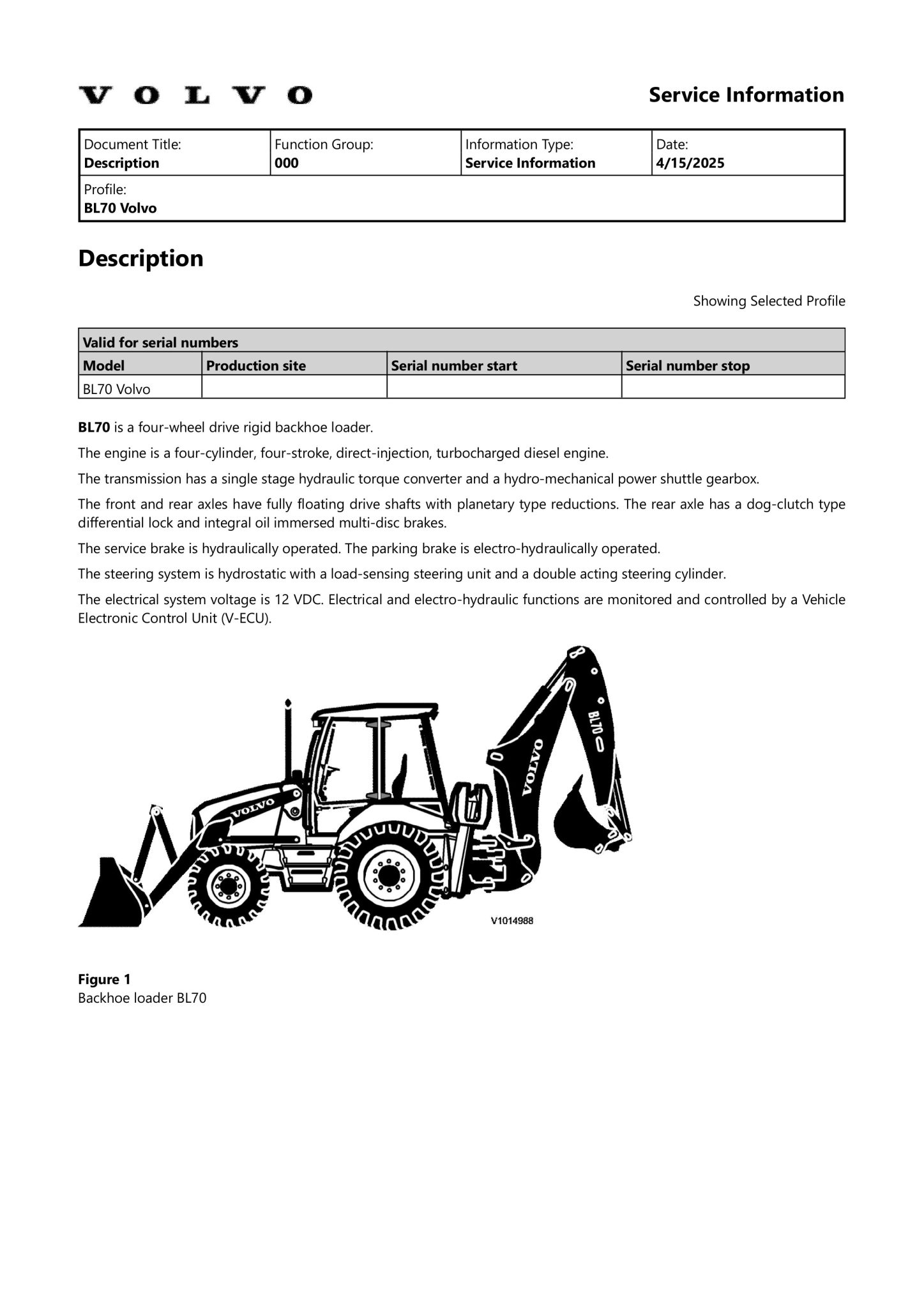 BL70 Volvo Service Manual | A Repair Manual Store